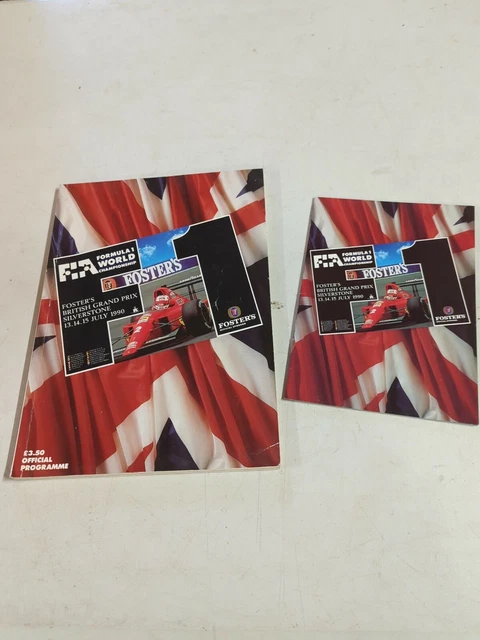 1990 FI BRITISH Grand Prix Motor Racing Silverstone Programme £18.00 ...