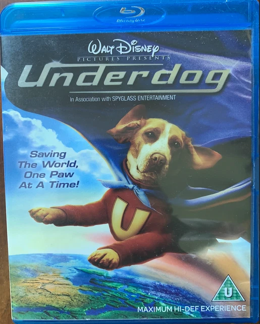 UNDERDOG BLU-RAY 2007 Walt Disney Live Action Superhero Chien Film EUR ...
