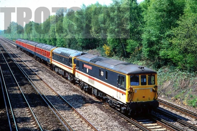 35MM SLIDE BR British Railways Electric Loco Class 73 73205 1990 ...