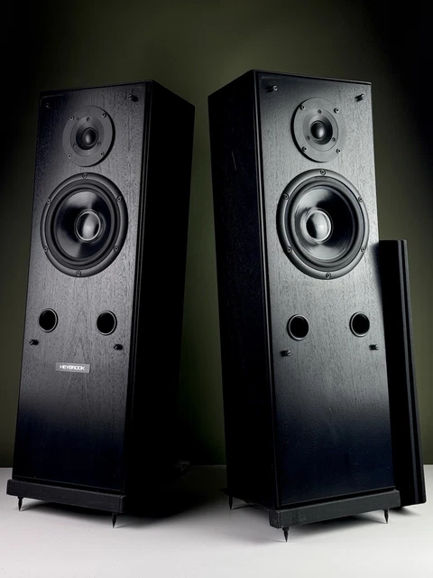 HEYBROOK HEYLO FLOORSTANDING Speakers in Black Finish £28.70 - PicClick UK