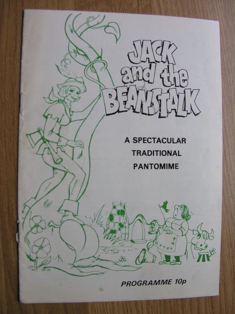 1978 JACK & THE BEANSTALK Pantomime MAIDSTONE Brian Eames, Ken Gibson ...