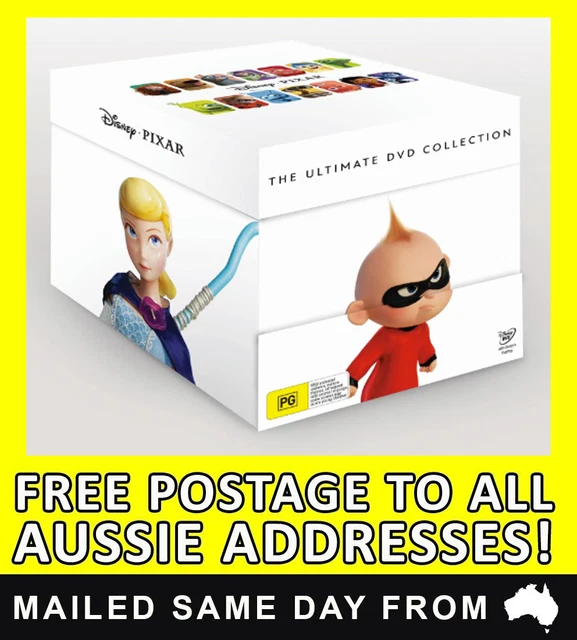 DISNEY PIXAR - The Ultimate Collection 22 MOVIE DVD BOX SET SEALED TOY ...
