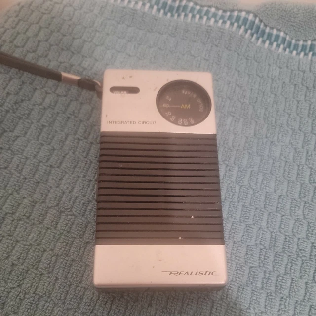 VINTAGE REALISTIC INTEGRATED Circuit AM portable Radio Tested Working ...