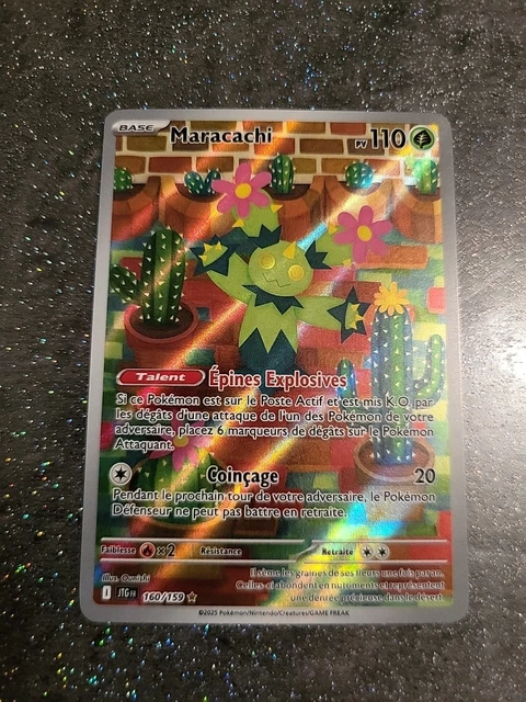 CARTE POKÉMON MARACACHI 160/159 Aventures Ensemble Ev09 Officielles ...