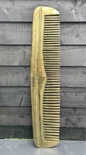 VINTAGE GIANT COMB Metal Advertising Hairdressers Barbers Wall Art - 31 ...