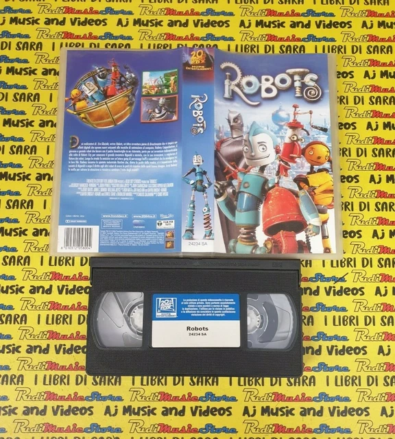 VHS*FILM ROBOTS ANIMAZIONE 20TH CENTURY FOX 24234 SA Chris Wedge (F3) 2 ...