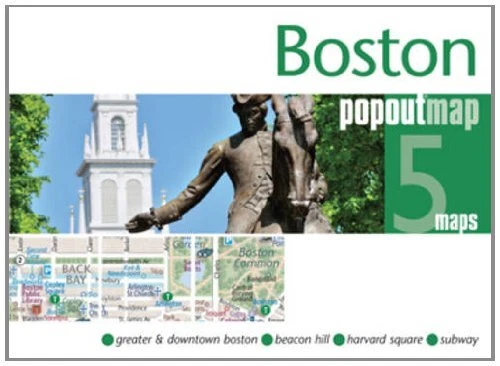 BOSTON POPOUT MAP: Pop-up city street map of Boston - folded p... by ...