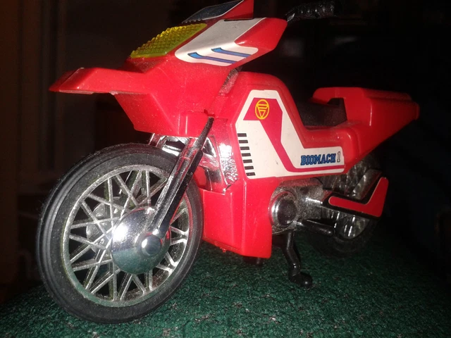 BIOMAN CHODENSHI SUPER sentai moto bike BIOMACH 1 red force rouge ...