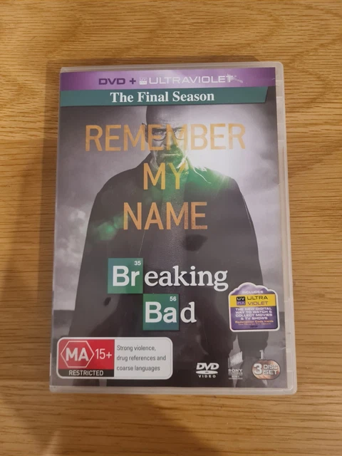 BREAKING BAD THE Final Season DVD Complete VGC Region 4 PAL LIKE NEW ...