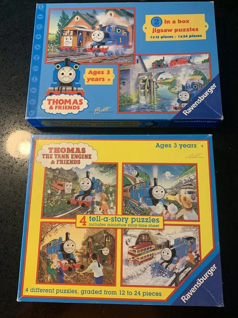 THOMAS THE TANK Engine Toddler Jigsaw Puzzles 2 Boxes Ravensburger £7. ...