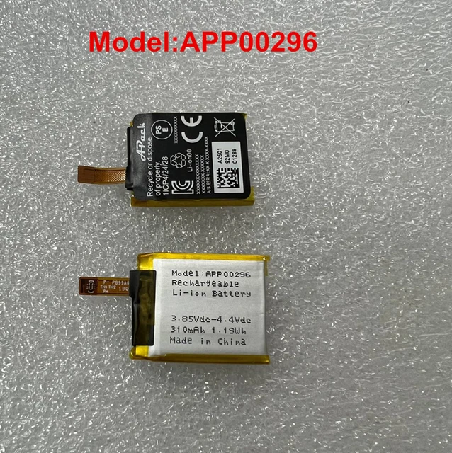 APP00296 NEW ORIGINAL Rechargeable Battery For Apack 1ICP4/24/28 310mAh ...