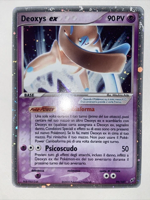 CARTE POKÉMON - Deoxys EX 99/107- Set EX Deoxys Bloc EX It EUR 50,00 - PicClick FR