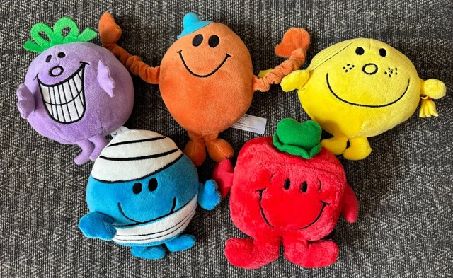 MR MEN/LITTLE MISS Plush Bundle x 5 Asstd 6" £21.52 - PicClick UK