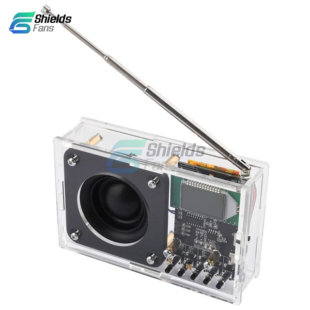LCD DIY ELECTRONIC Kit FM Radio Receiver Module 76-108MHz DIY Radio ...