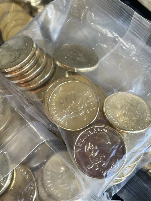 20X 2024 DOLLARBUCKS $1 Bluey Coins Bluey Buck in sealed bag Dollar UNC ...