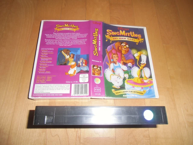 VHS RARITÄT, WALT Disneys Sing mit uns, Sei hier Gast, Edition Nr.5 ...