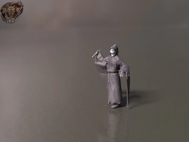 1/87 SCREAM FIGURA Horror Halloween Ghostface Killer Grusel Diorama H0 ...