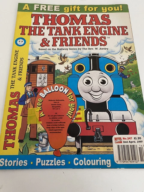 VINTAGE THOMAS THE Tank Engine & Friends Magazine 2nd Apr 1997 Issue ...