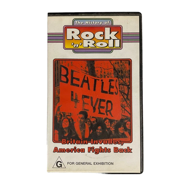 THE HISTORY OF Rock 'n' Roll VHS Britain Invades, America Fights Back ...