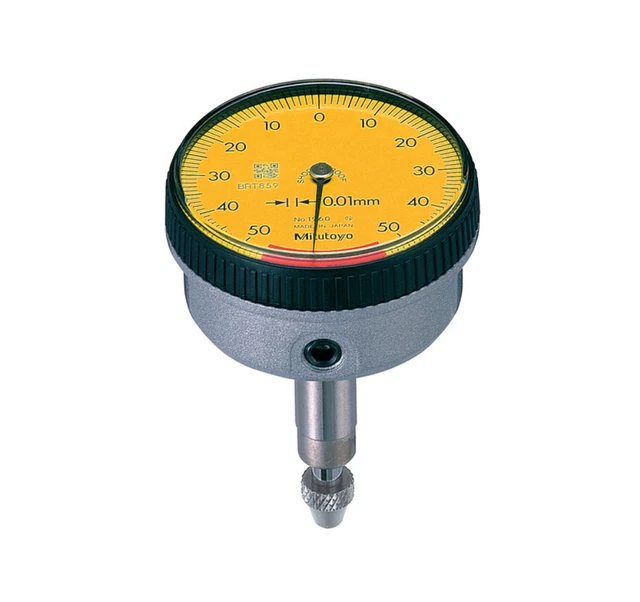 MITUTOYO 2960T BACK Plunger Metric Dial Indicator, 0 -0.1mm Range, 0 ... MITUTOYO 2960T BACK Plunger Metric Dial Indicator, 0 -0.1mm Range, 0 ...