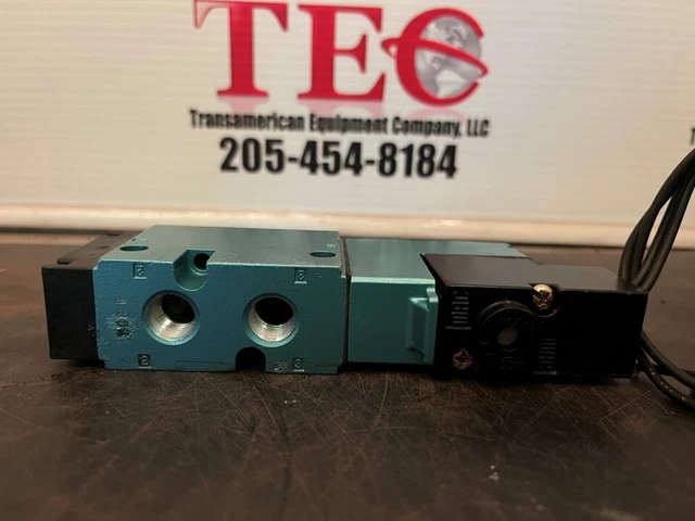 MAC 812C PM-501CA-112 Solenoid Valve 1/4 INCH NPT, 24 VDC, 150 PSI $189 ...