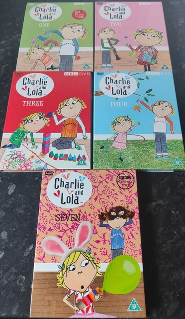 DVD BUNDLE OF Five Charlie And Lola Hardback Set Job Lot 1,2,3,4,7 EUR ...