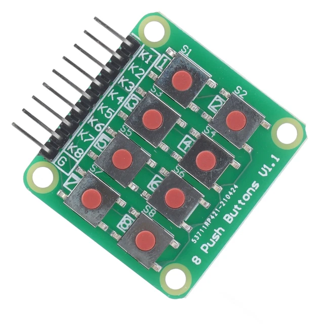Button Key Module Keypad Board 2x4 Matrix 8 Push Micro Switch For Single Chi 2bd 2222