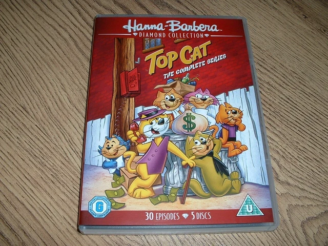 TOP CAT THE COMPLETE SERIES DVD Hanna Barbera 5 disc 30 episode set ...