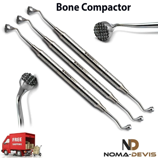 DENTAL SURGICAL IMPLANT Bone Grafting Packer Bone Compactor Lab ...