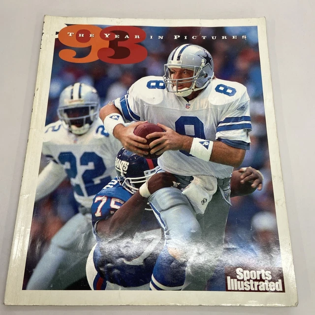 1993 SPORTS ILLUSTRATED the Year in Pictures Troy Aikman Cowboys $7.75 ...