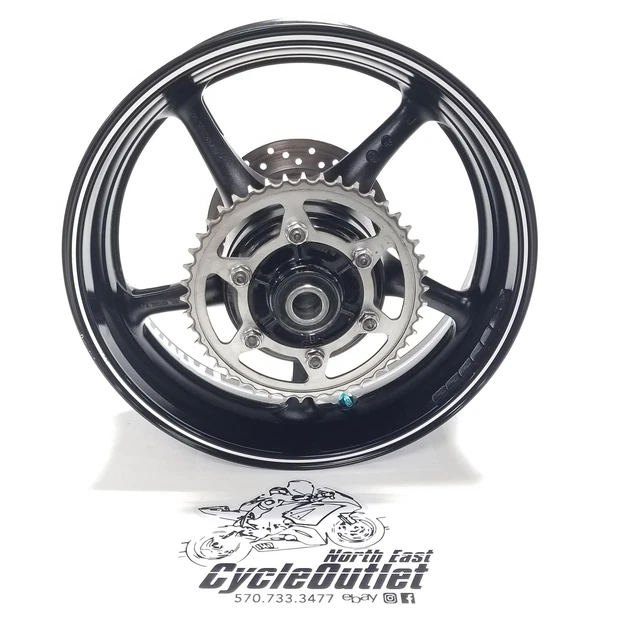 2012 08-16 YAMAHA Yzf R6 Oem Rear Wheel Back Rim Rotor Hub 5Sl-25338-00 ...