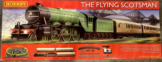 HORNBY R1167 THE Flying Scotsman Electric Train Set. New In Box 00 Gauge $500.00 - PicClick AU