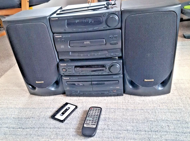 PANASONIC HI-FI SYSTEM, SL-CH40 TUNER,CD SU-CH40 CASSETTE/AMP ,SB-CH40 ...