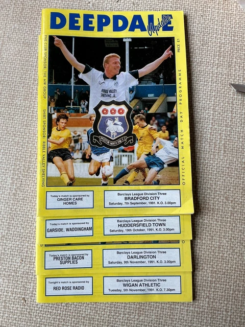 PRESTON NORTH END football programmes £2.24 - PicClick UK