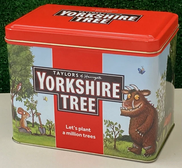 YORKSHIRE TEA TAYLORS Of Harrogate Gruffalo Empty Storage Teabag Tin ...