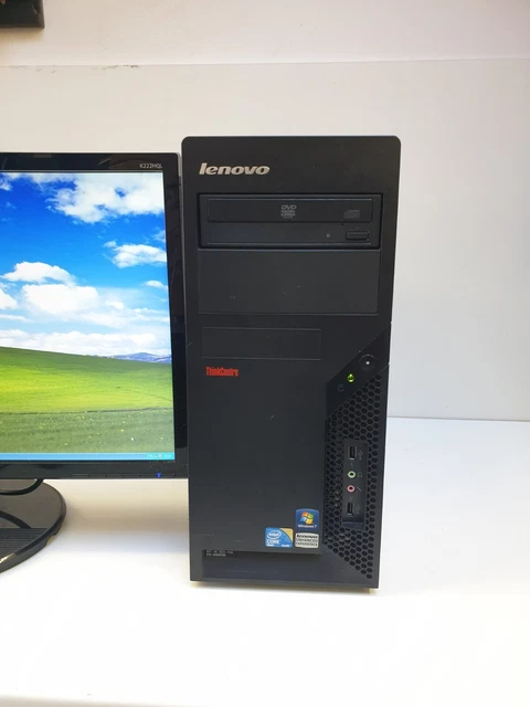 LENOVO THINKCENTRE GAMER Windows XP PC DVD 4GB COM Quad 500GB Computer ...