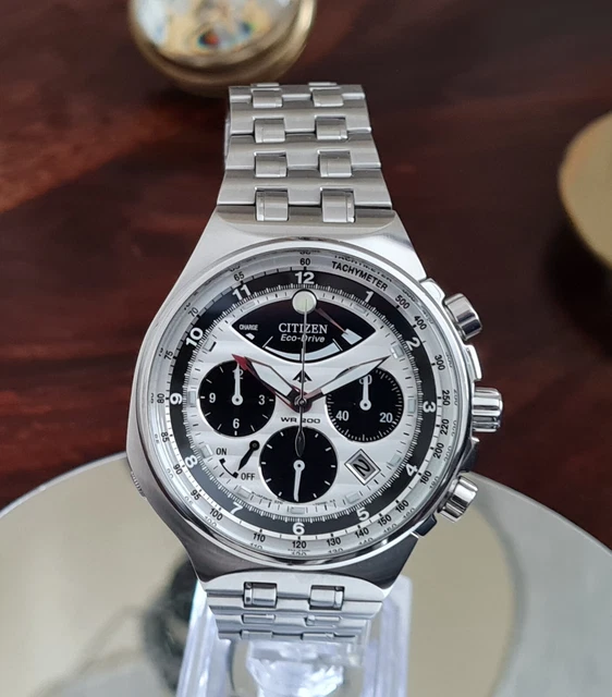CITIZEN CALIBRE 2100 Gents Eco Drive Chronograph Watch w/ Alarm and ...