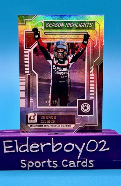 CONNOR ZILISCH /199 Rookie Season Highlights Holo 2025 Panini Donruss ...