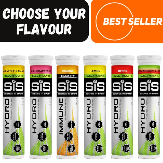 SIS GO HYDRO Electrolyte Tablets for Hydration Zero Sugar Suitabl for ...