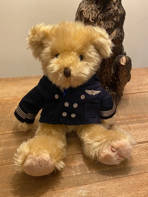 THOMSON AIRWAYS PILOT Captain Teddy Bear Soft Toy Airlines Plush ...