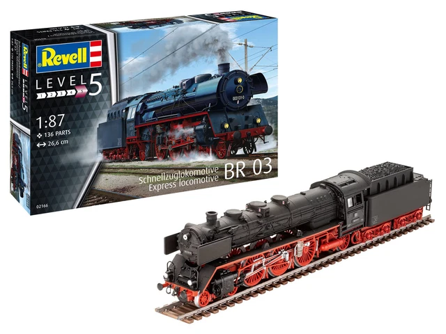 GERMAN REVELL (REVELL) 1/87 R03 Locomotive Witte Type Smoke Plate Plastic Model EUR 84,05 ...