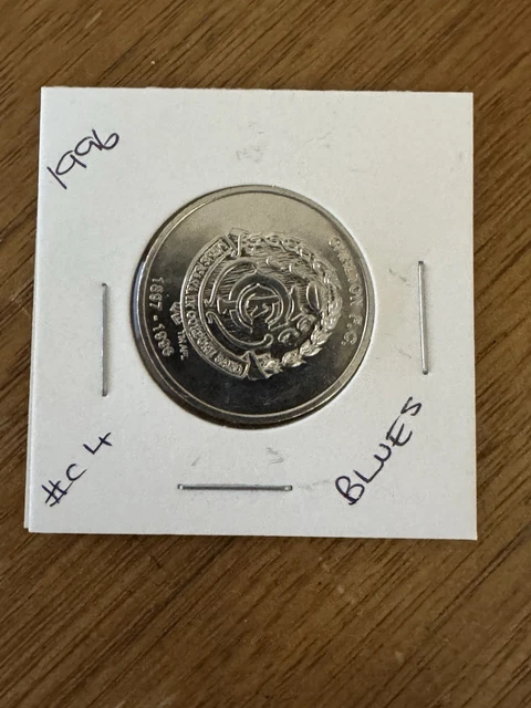 💯1996 HERALD SUN Commemorative Medal 💯Carlton Football Club Blues 1897 ...