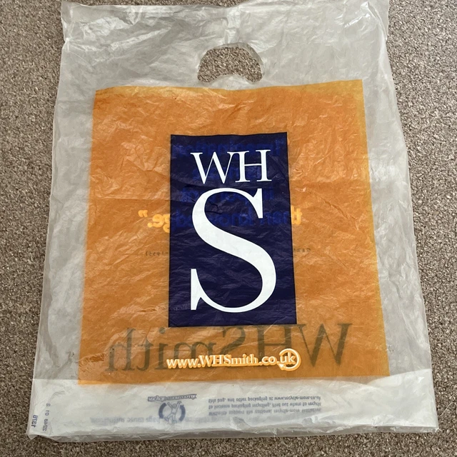 RARE WH SMITH Plastic Carrier Bag £1.50 - PicClick UK
