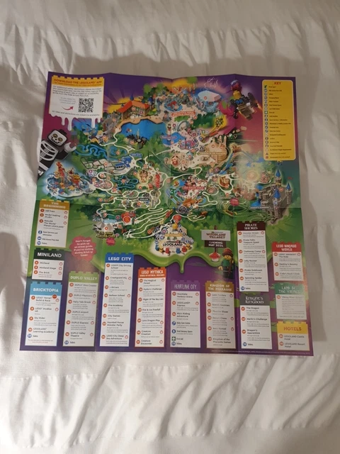 LEGOLAND LEGO WINDSOR 2023 Resort Guide Map Leaflet Brand New Brick Or ...