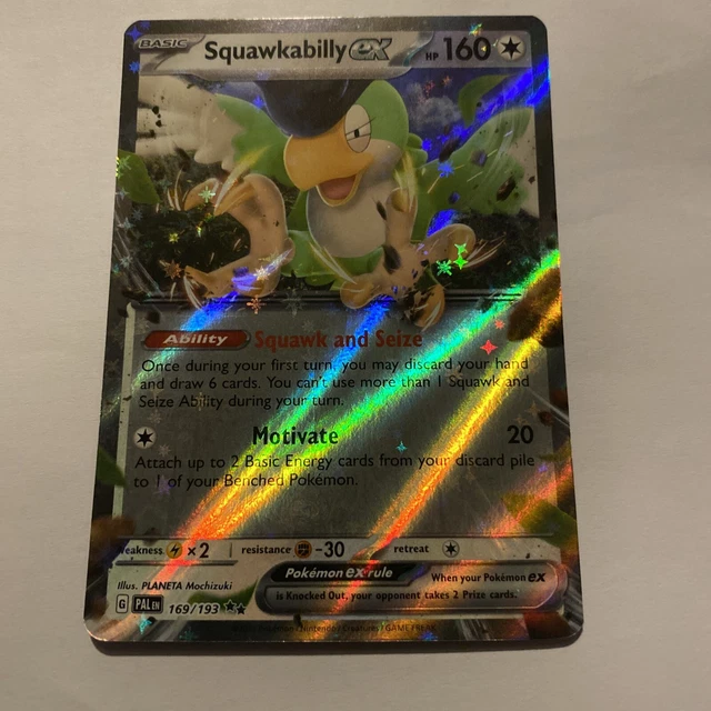 POKEMON CARD SQUAWKABILLY ex - 169/193 - SV Paldea Evolved EUR 3,82 ...