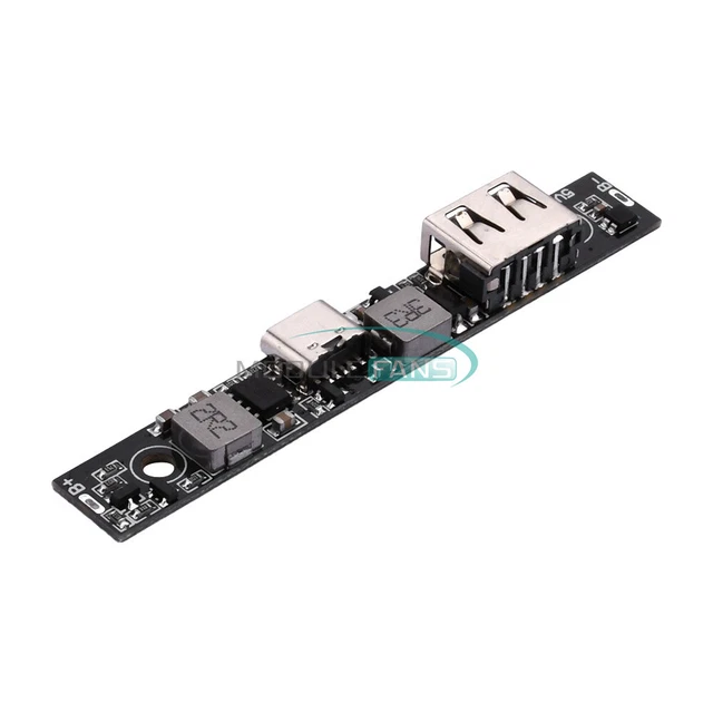 TYPE-C UPS 5V 18650 Li-ion Battery Charger Board Step Up Boost ...
