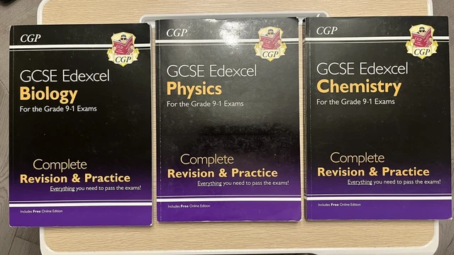 GCSE EDEXCEL BIOLOGY Chemistry Physics Revision & Practice Guide CGP Science £19.99 - PicClick UK