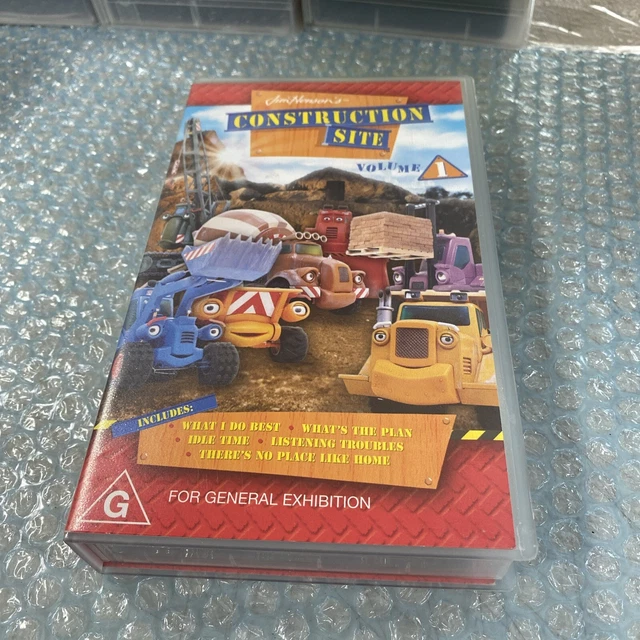 JIM HENSONS CONSTRUCTION Site Vol 1 - Mint - On VHS - Cleaned And ...