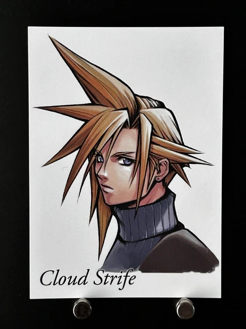 CARTE DU MUSÉE d'art anniversaire FINAL FANTASY VII Cloud Strife 2-010 JEU... EUR 17,30 ...
