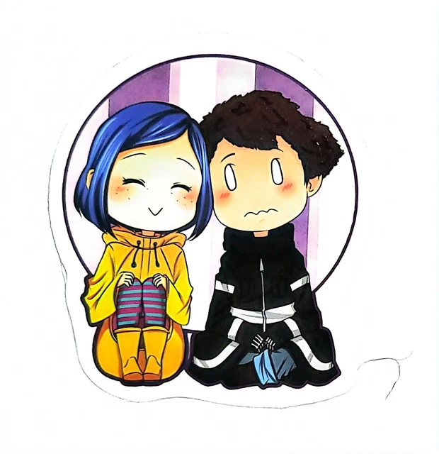 CORALINE ANIMATED FANTASY Horror Neil Gaiman Water Resistant Sticker £3 ...